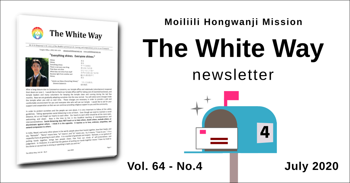 The White Way newsletter, July 2020 - Mō‘ili‘ili Hongwanji MissionMō ...